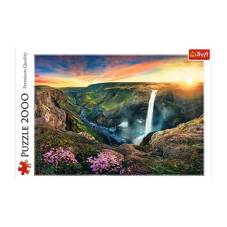 Click here for Trefl Red 2000 Piece Puzzle - Haifoss Waterfall  I... prices
