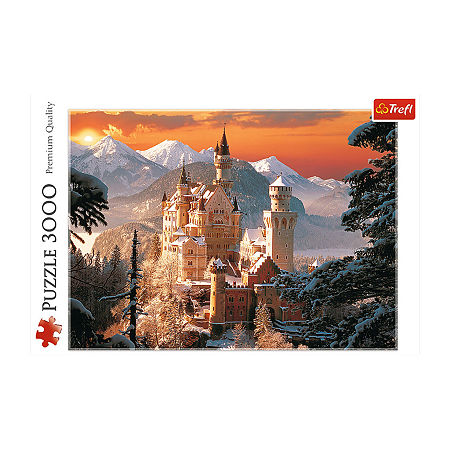 Click here for Trefl Red 3000 Piece Puzzle - Wintry Neuschwanstei... prices