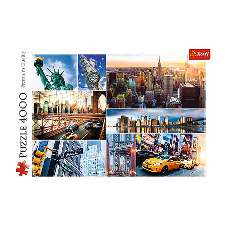 Click here for Trefl Red 4000 Piece Puzzle - New York - collage /... prices