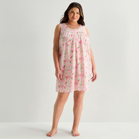 Click here for Adonna Womens Poplin Scoop Neck Nightgown  1x  Pin... prices