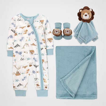 Click here for Baby Essentials Baby Boys 4-pc. Baby Clothing Set... prices
