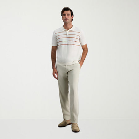 Click here for Haggar Linen Blend Retro Stripe Mens Short Sleeve... prices