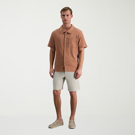 Click here for Haggar Knit Jacquard Mens Short Sleeve Regular Fit... prices