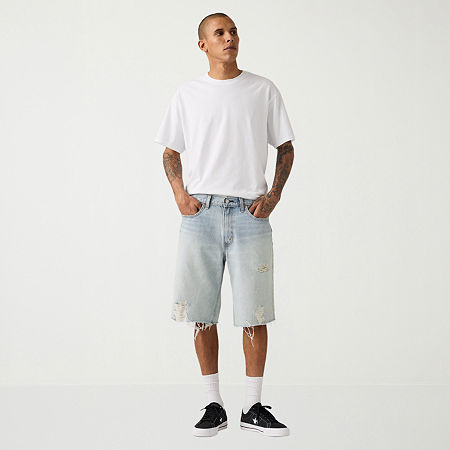 Click here for Levis Mens 469 Loose Fit 12 Denim Shorts  36  Blue prices