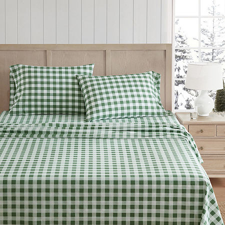 Click here for Martha Stewart Madison Gingham Sheet Set  One Size... prices