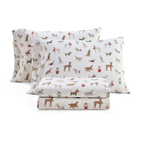 Click here for Martha Stewart Holiday Pups Sheet Set  One Size  B... prices