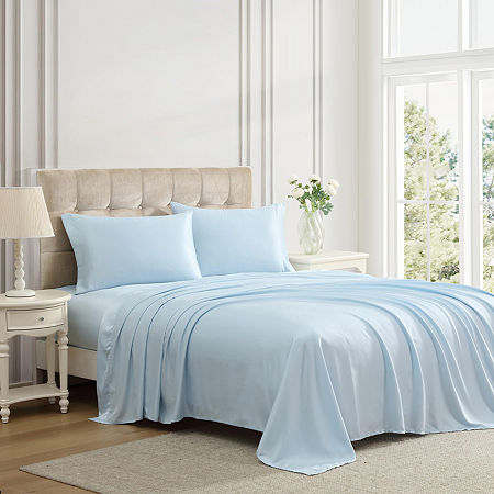 Click here for Laura Ashley Satin Bliss Sheet Set  One Size  Blue prices