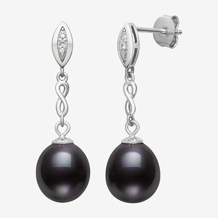 Click here for Limited Quantities! Womens Dyed Black Cultured Fre... prices