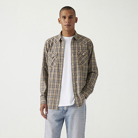 Click here for Levis Mens Long Sleeve Regular Fit Button-Down Shi... prices