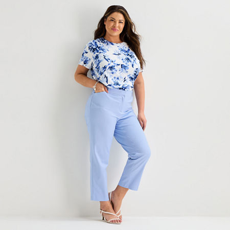 Click here for Liz Claiborne Emma Womens Plus Ankle Mid Rise Ankl... prices