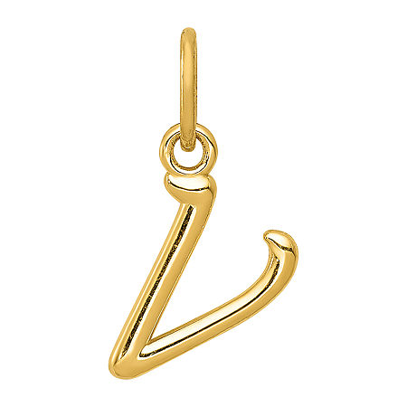 Click here for Initial Womens 14K Gold Pendant  One Size  V prices