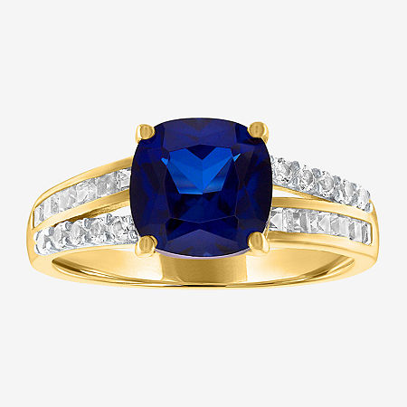 Click here for Womens Lab Created Blue Sapphire 10K Gold Sterling... prices