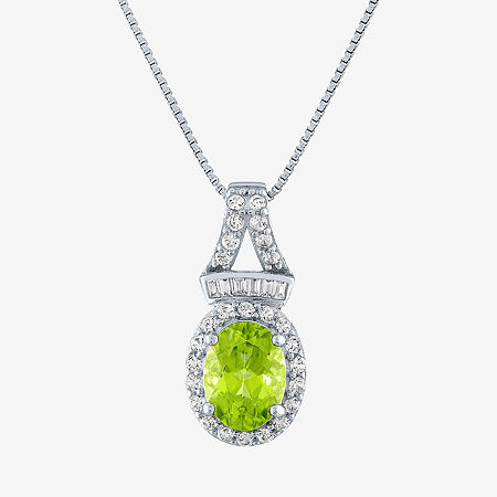 Click here for Womens Genuine Green Peridot Sterling Silver Oval... prices