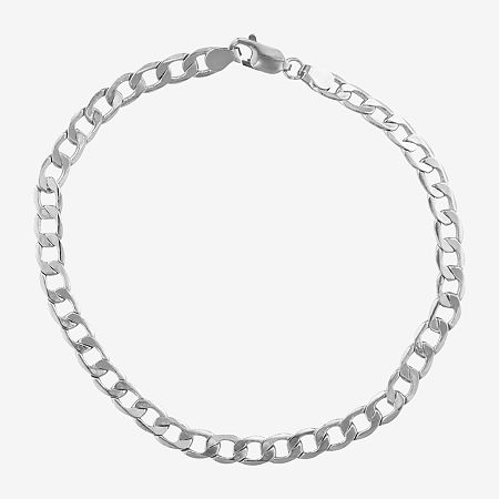 Click here for Mens 10K Gold 8 Inch Hollow Curb Chain Bracelet  O... prices