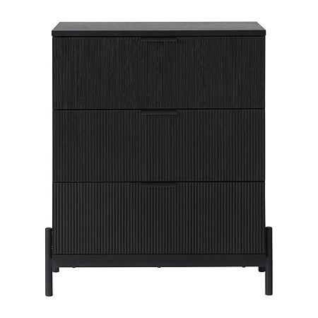 Click here for Walker Edison 3-Drawer Chest  One Size  Black prices