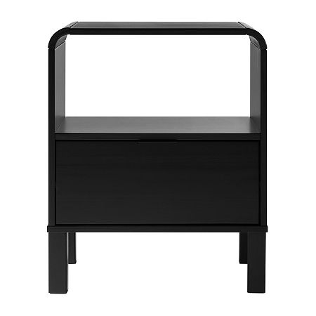 Click here for Walker Edison 1-Drawer Nightstand  One Size  Black prices
