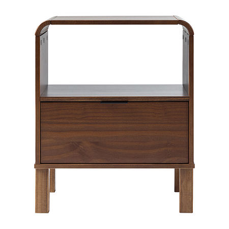 Click here for Walker Edison 1-Drawer Nightstand  One Size  Brown prices
