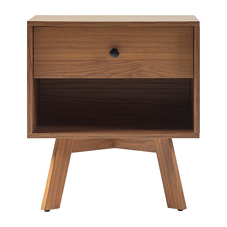 Click here for Walker Edison 1-Drawer Nightstand  One Size  Brown prices