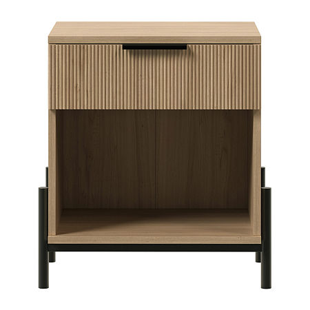 Click here for Walker Edison 1-Drawer Nightstand  One Size  Beige prices