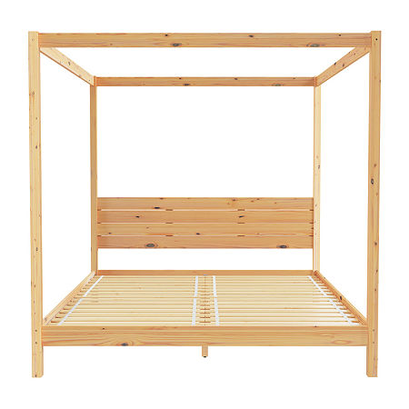 Click here for Modern Canopy Bedframe  One Size  White prices