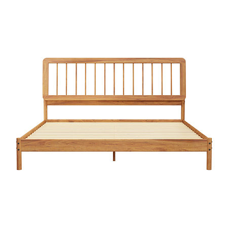 Click here for Modern Wood Spindle Bed  One Size  Brown prices