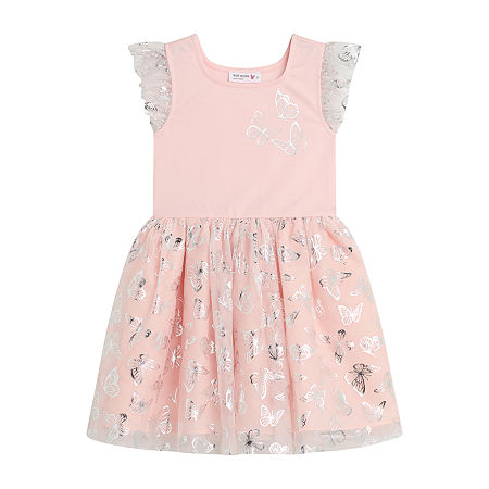 Click here for Byer California Little Girls Short Sleeve Flutter... prices
