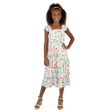Click here for Speechless Big Kid Girls Short Sleeve Cap Sleeve F... prices