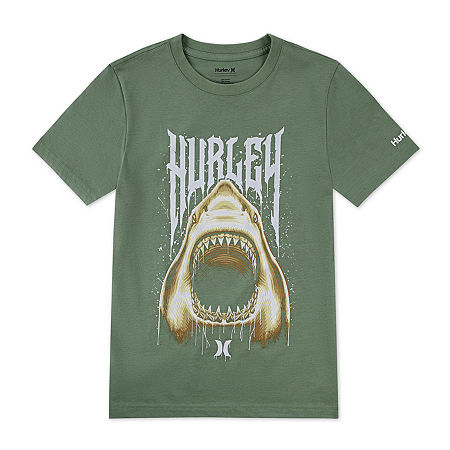 Click here for Hurley Big Kid Boys Crew Neck Short Sleeve Regular... prices