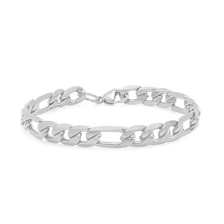 Click here for Steeltime Mens Stainless Steel 8 1/2 Inch Figaro H... prices