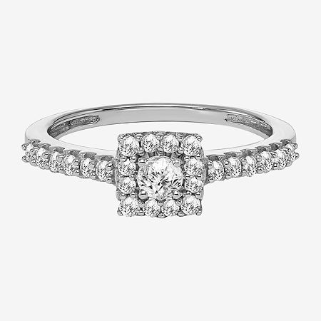 Click here for Womens 1/2 CT. Natural White Diamond 10K White Gol... prices