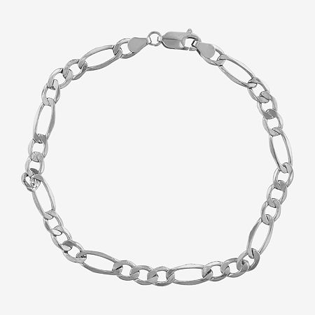 Click here for 10K Gold 8-8.5 Inch Hollow Figaro Chain Bracelet... prices