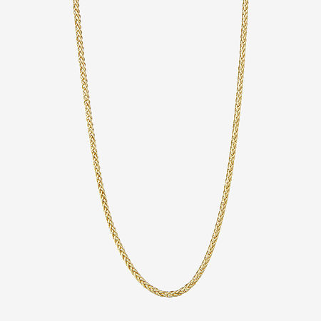 Click here for 10K Gold 18-24 Inch Hollow Wheat Chain Necklace  O... prices