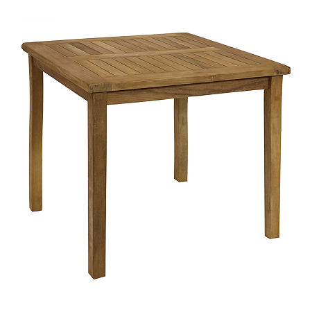 Click here for Square Patio Dining Table  One Size  Brown prices
