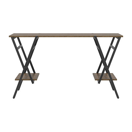 Click here for Quietwood Writing Desk  One Size  Brown prices