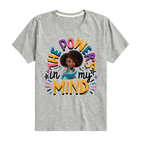 Click here for Big Kid Girls Round Neck Short Sleeve Classic Fit... prices