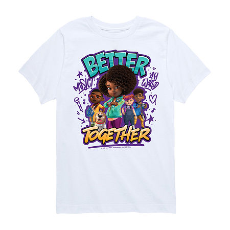 Click here for Big Kid Girls Round Neck Short Sleeve Classic Fit... prices