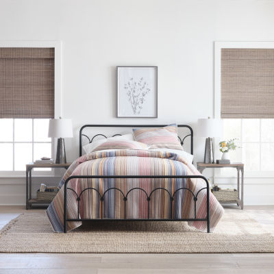 Hudson & Main Casen Stripes Quilt, Color: Jewel - JCPenney