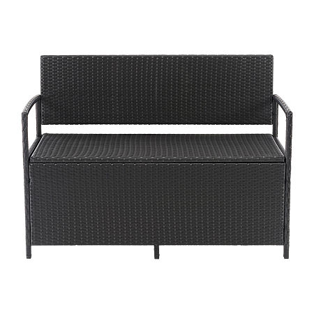 Click here for Parksville Resin Wicker Storage Patio Bench  One S... prices