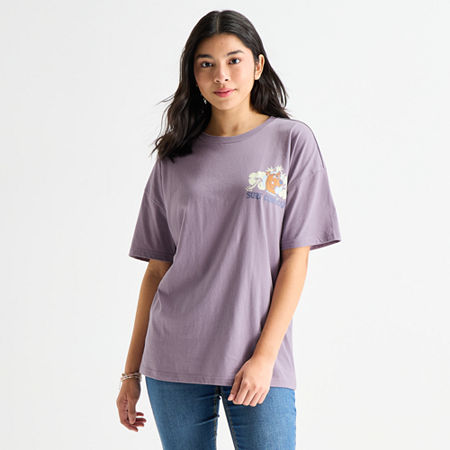 Click here for Scooby Surf Oversized Tee Womens Juniors Short Sle... prices