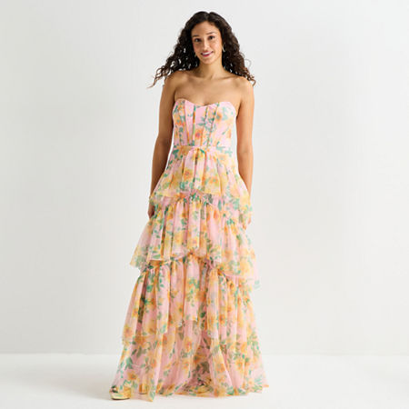 Click here for City Triangle Womens Juniors Floral A-Line Dress... prices