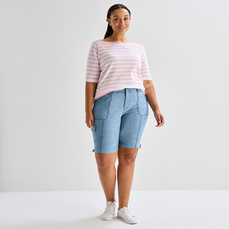 Click here for St. Johns Bay Womens 12 Plus Adaptive Easy-on + Ea... prices