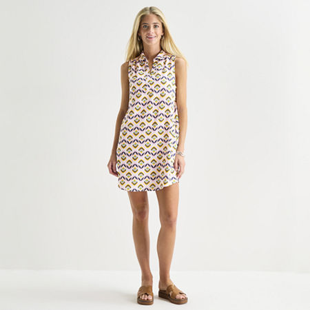 Click here for St. Johns Bay Womens Sleeveless Sheath Dress  X-sm... prices