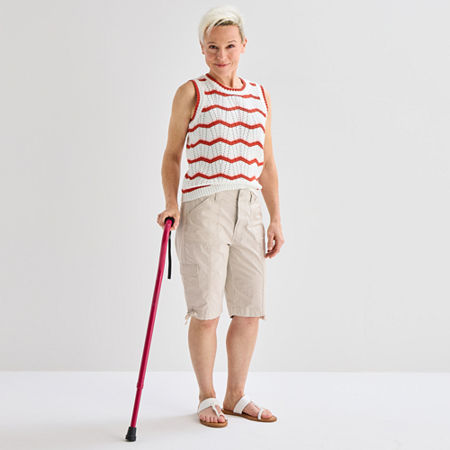 Click here for St. Johns Bay Womens 11 Mid Rise Adaptive Easy-on... prices