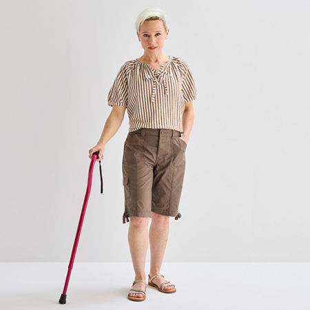 Click here for St. Johns Bay Womens 11 Mid Rise Adaptive Easy-on... prices