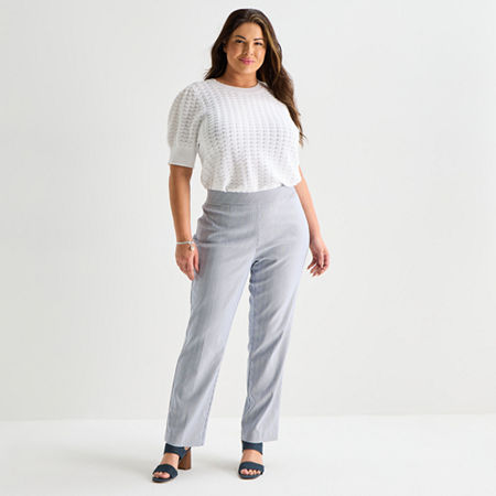 Click here for Liz Claiborne Womens Plus Flare Pull-On Pant  18w... prices