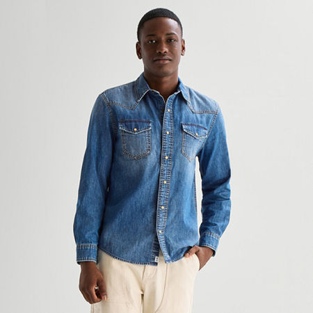 Click here for mutual weave Mens Long Sleeve Western Shirt  Mediu... prices