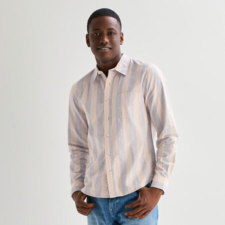 Click here for mutual weave Mens Long Sleeve Classic Fit Button-D... prices