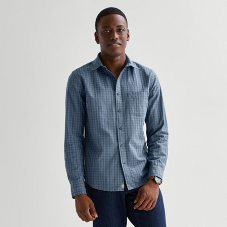 Click here for mutual weave Mens Long Sleeve Classic Fit Button-D... prices