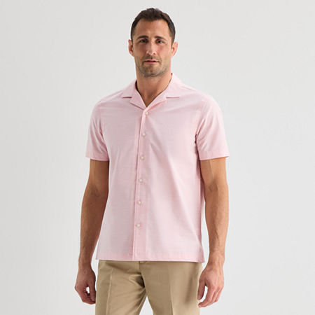 Click here for Stafford Chambray Mens Short Sleeve Regular Fit Bu... prices