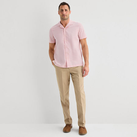 Click here for Stafford Chambray Mens Short Sleeve Regular Fit Bu... prices